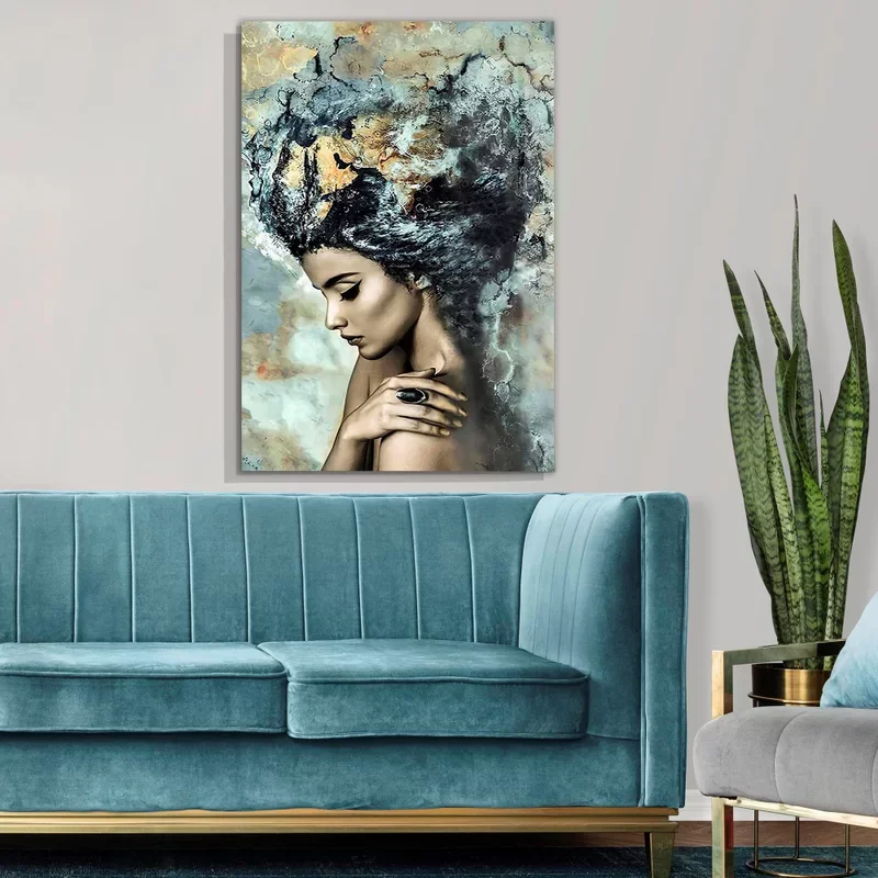 Tela Decorativa Grande Woman - 60cm x 90cm