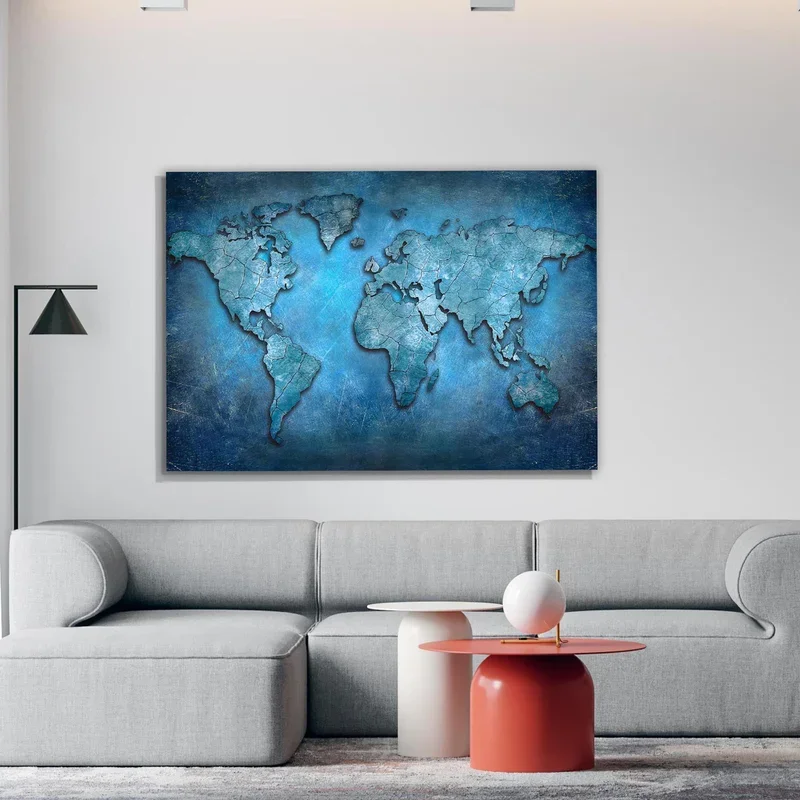 Tela Decorativa Grande Blue do mar - 60cm x 90cm