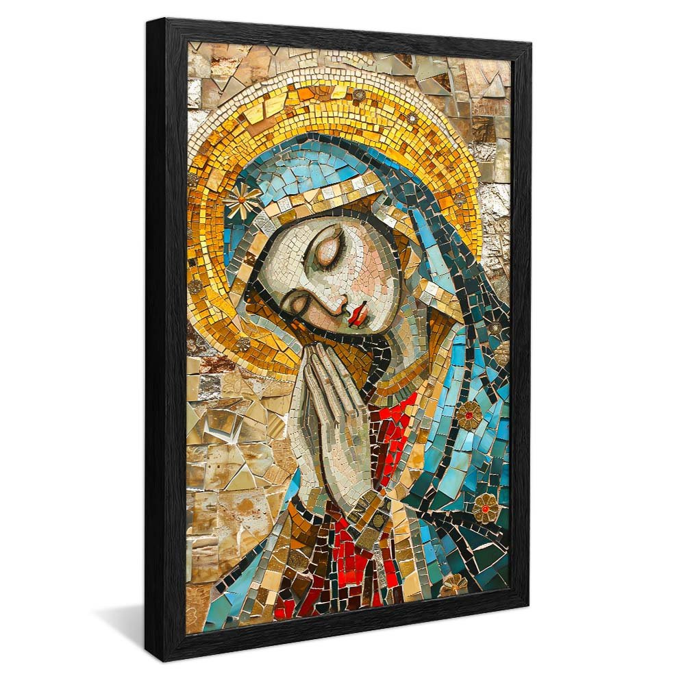 Quadro Decorativo Vitral Maria