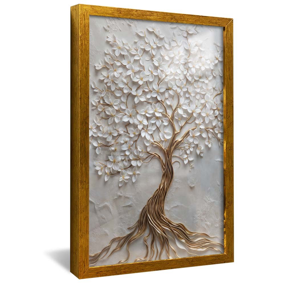 Quadro Decorativo Árvore e Detalhes V2238