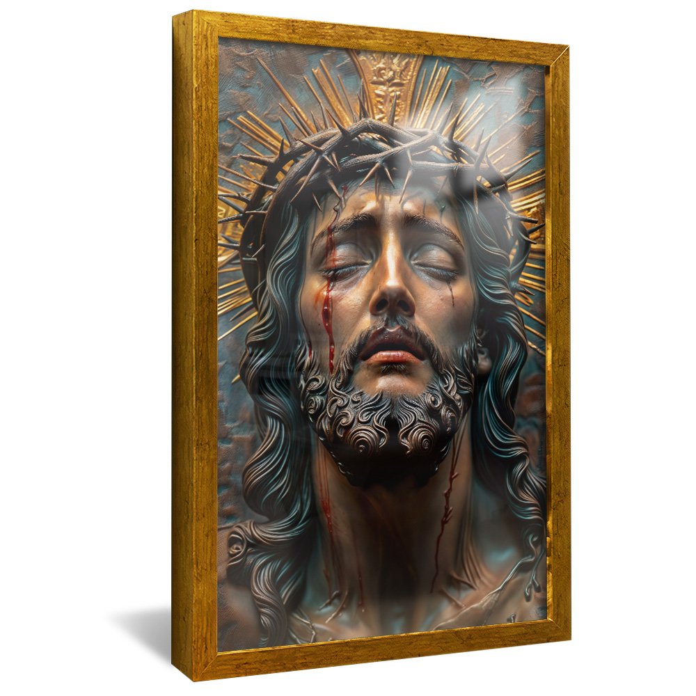 Quadro Decorativo Paixão de Cristo V2 V2338