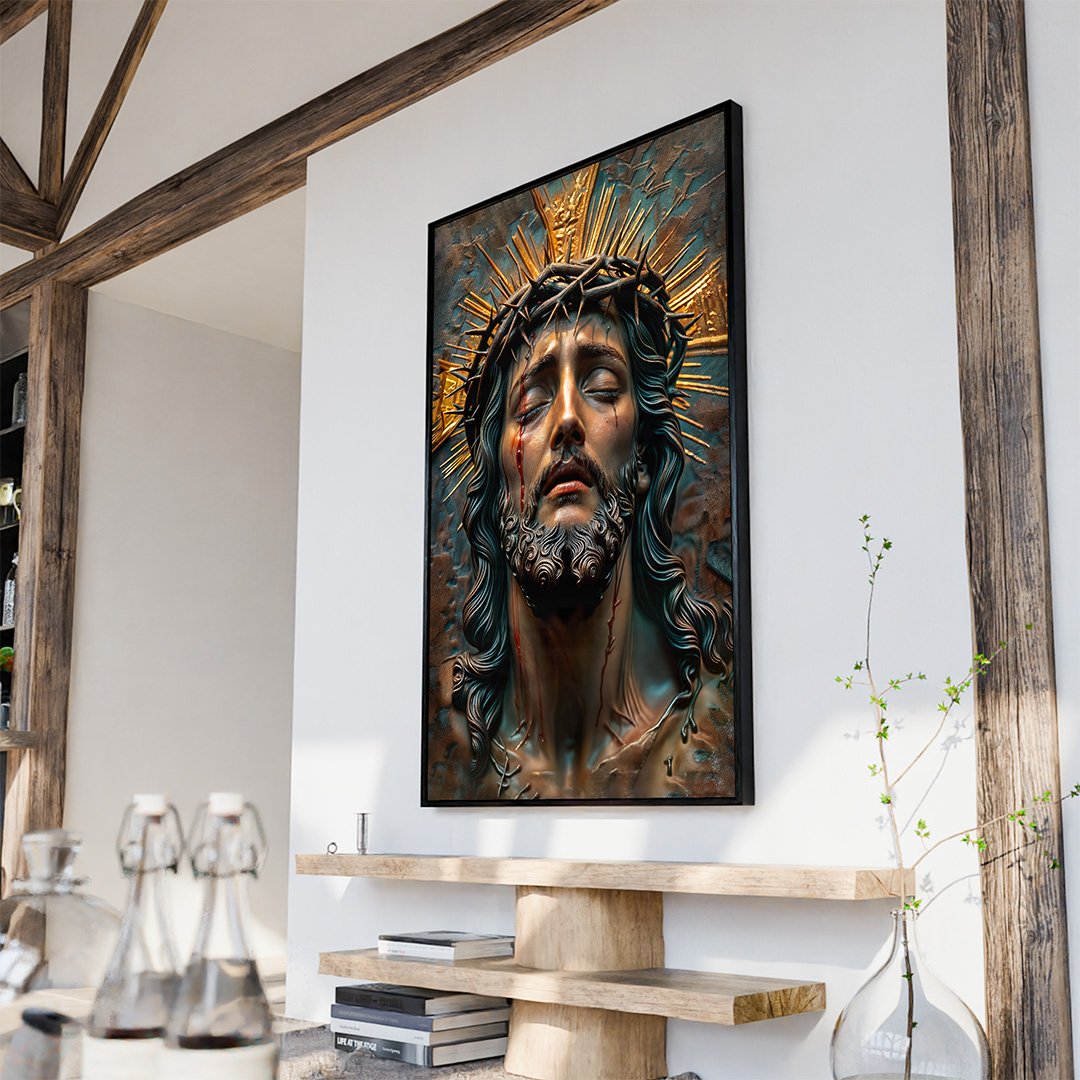 Quadro Decorativo Paixão de Cristo V2 V2338
