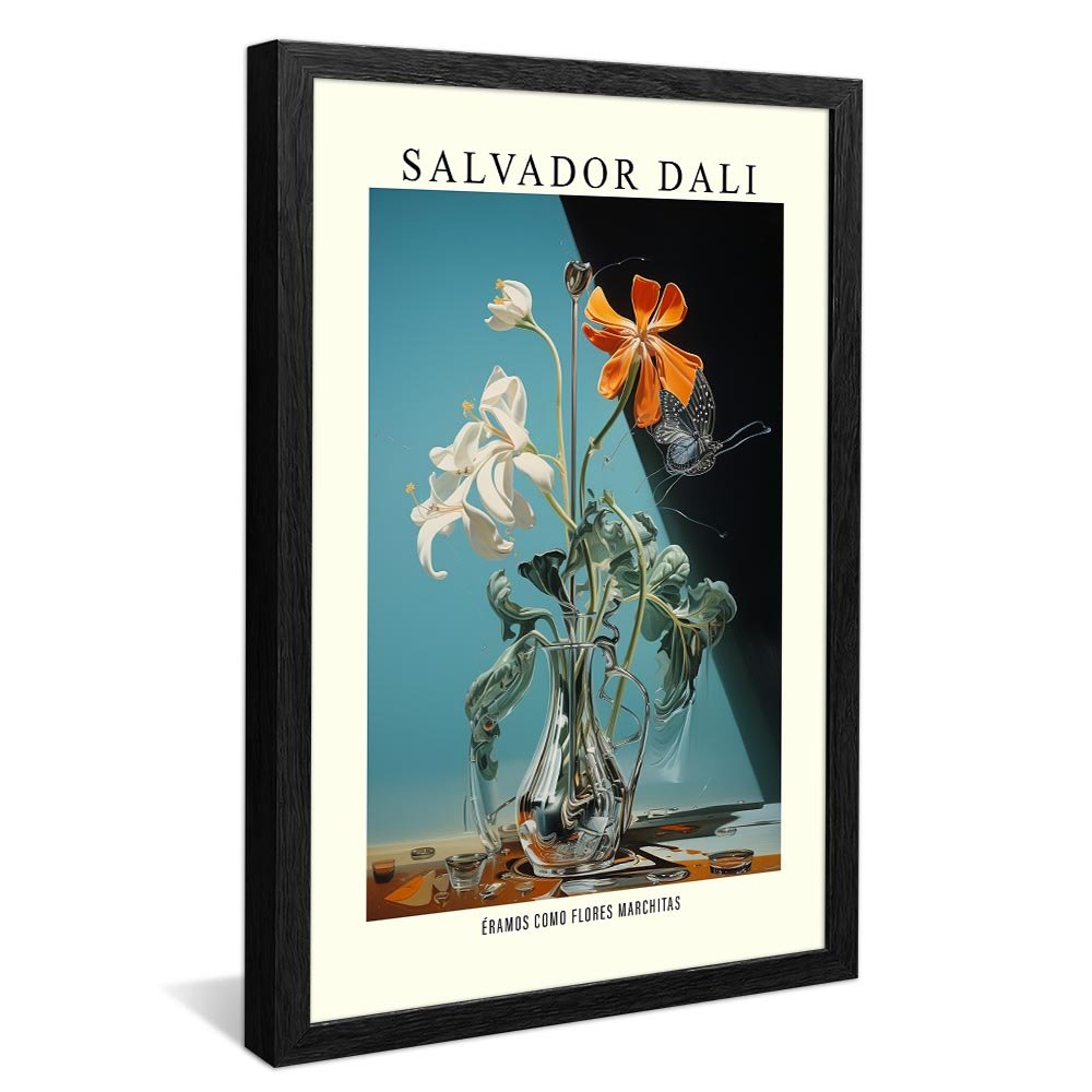 Quadro Decorativo Salvador Dali Éramos como Flores Marchitas V2372