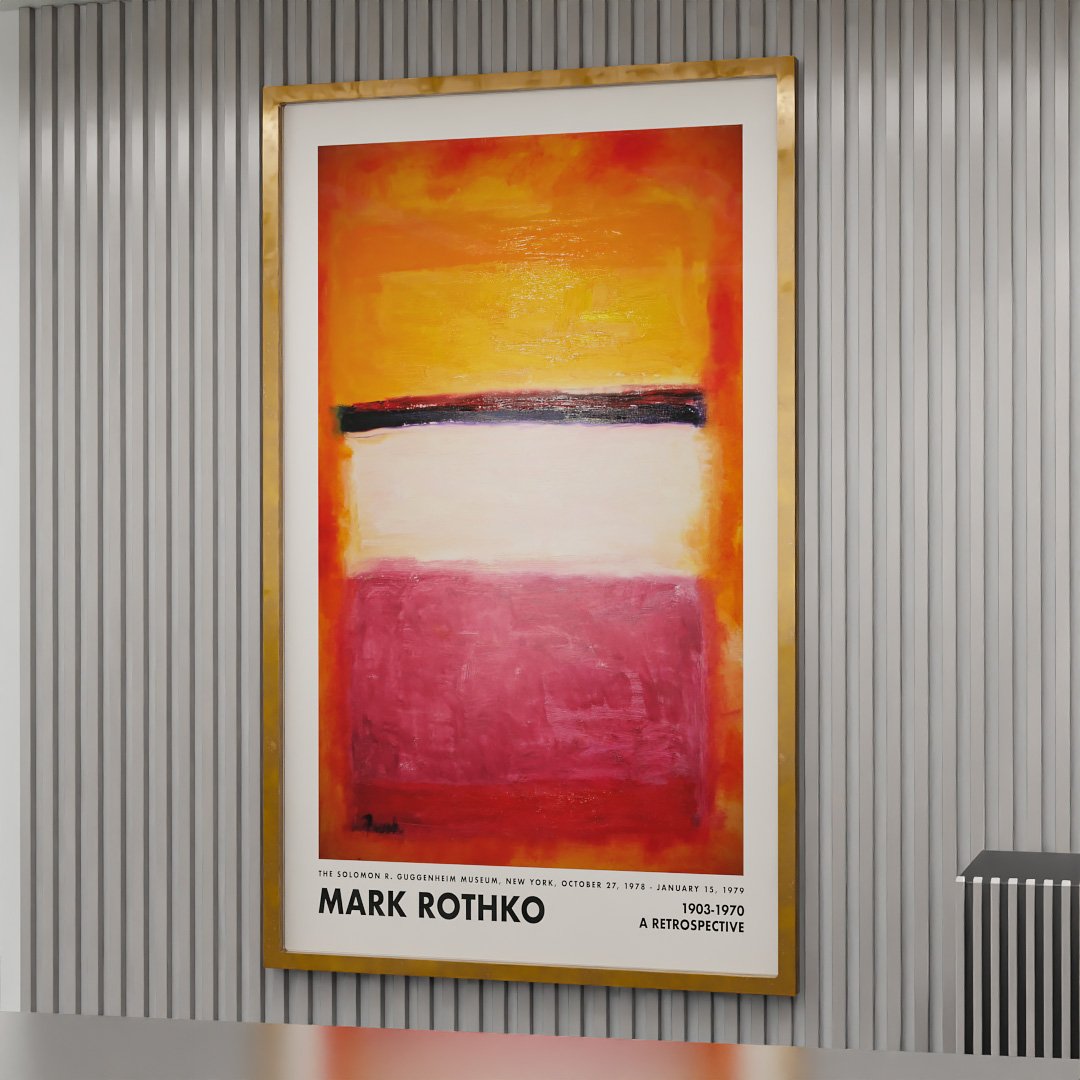 Quadro Decorativo Mark Rothko White Center V2430