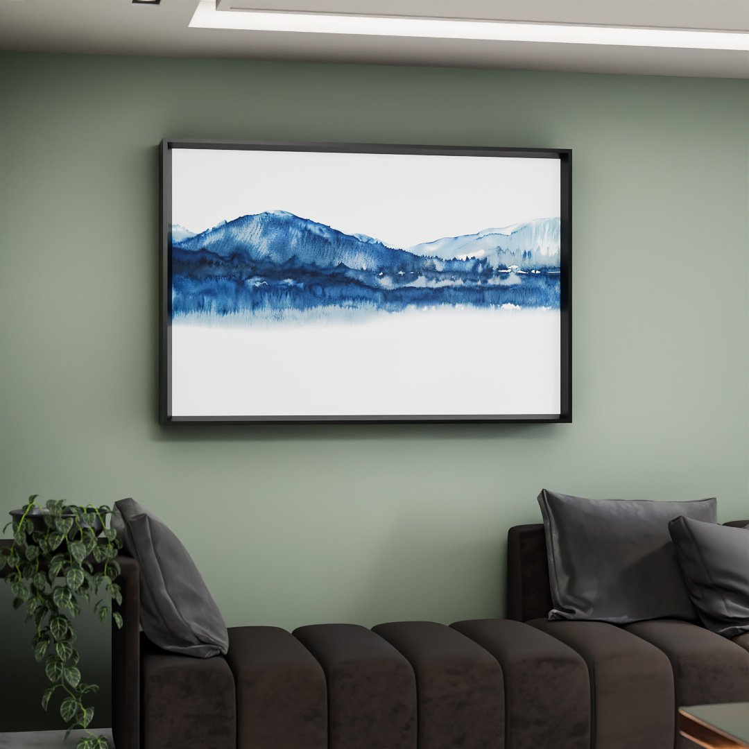 Quadro Moldura Côncava Montanhas em Sonho MSV2551