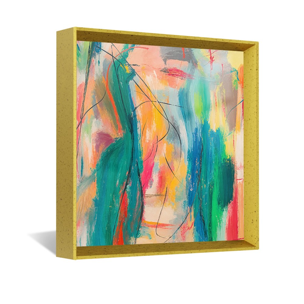 Quadro Quadrado Moldura Côncava Conceito Abstrato