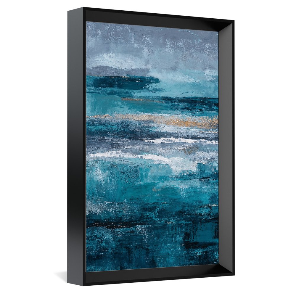 Quadro Moldura Côncava Mar Calmo V2729